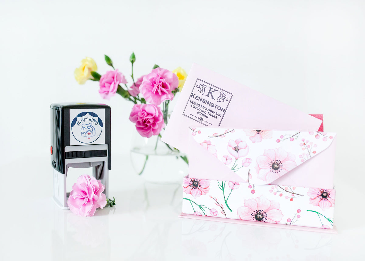 Magazine Address Stamp – Stampy Hippo